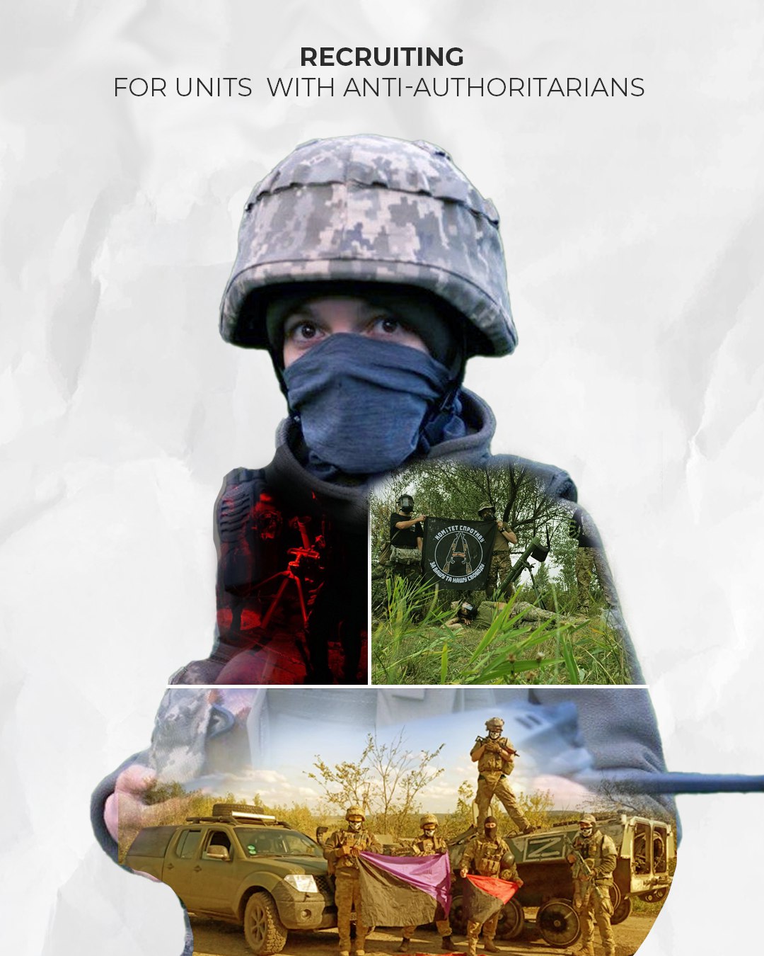 Recruiting For units with anti-authoritarians